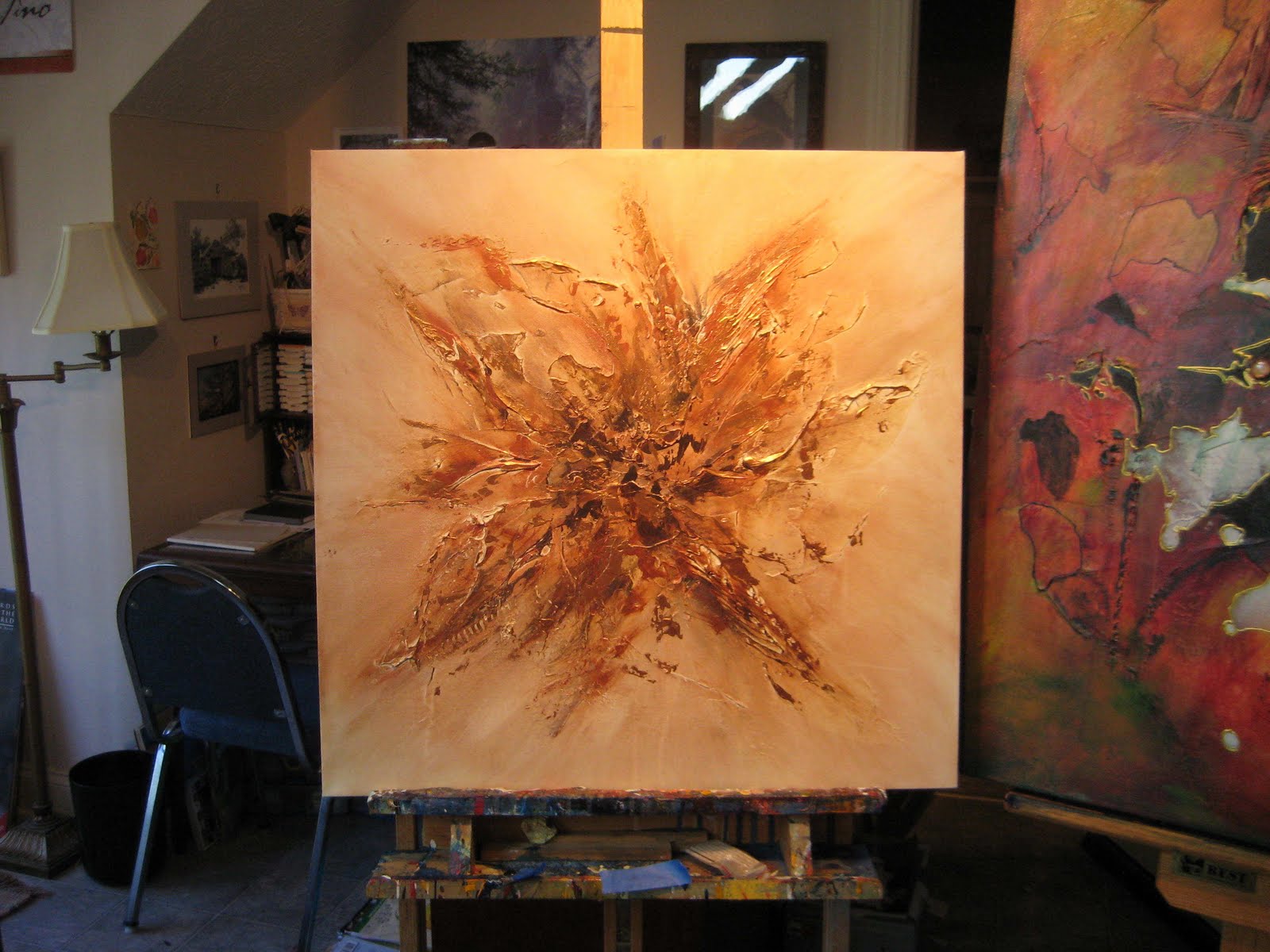 Joe Martino Abstract Art: Getting ready for Boston Mills Art Show